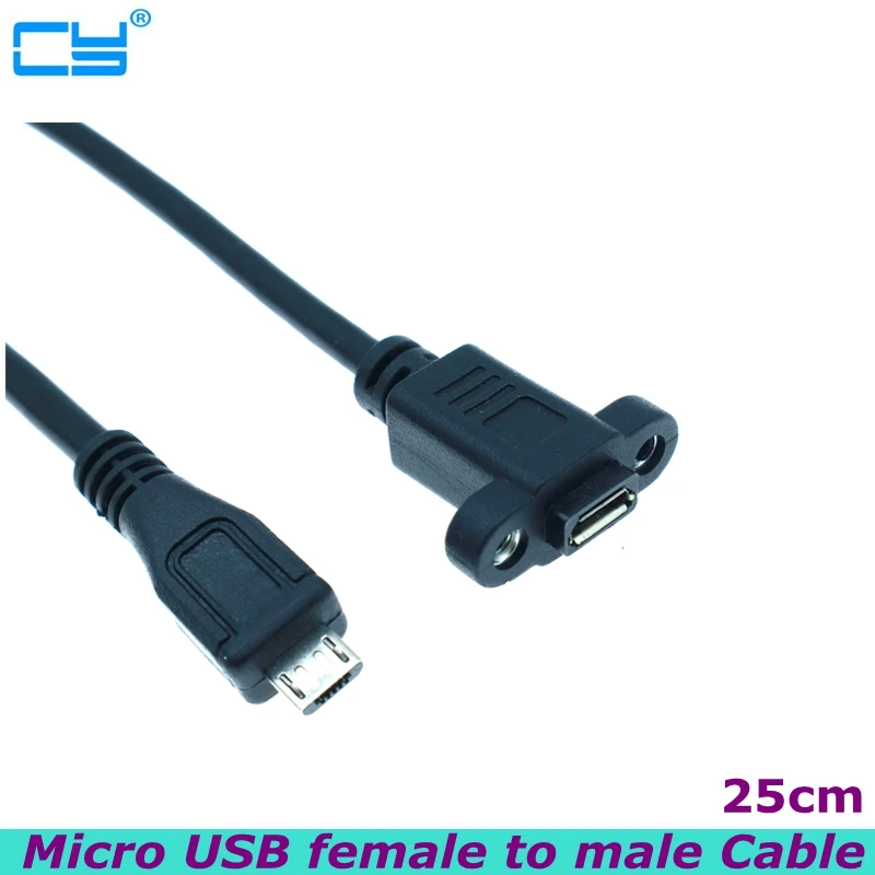 0-25m-Micro-USB-USB-2-0-Male-Connector-to-Micro-USB-2-0-Female ...
