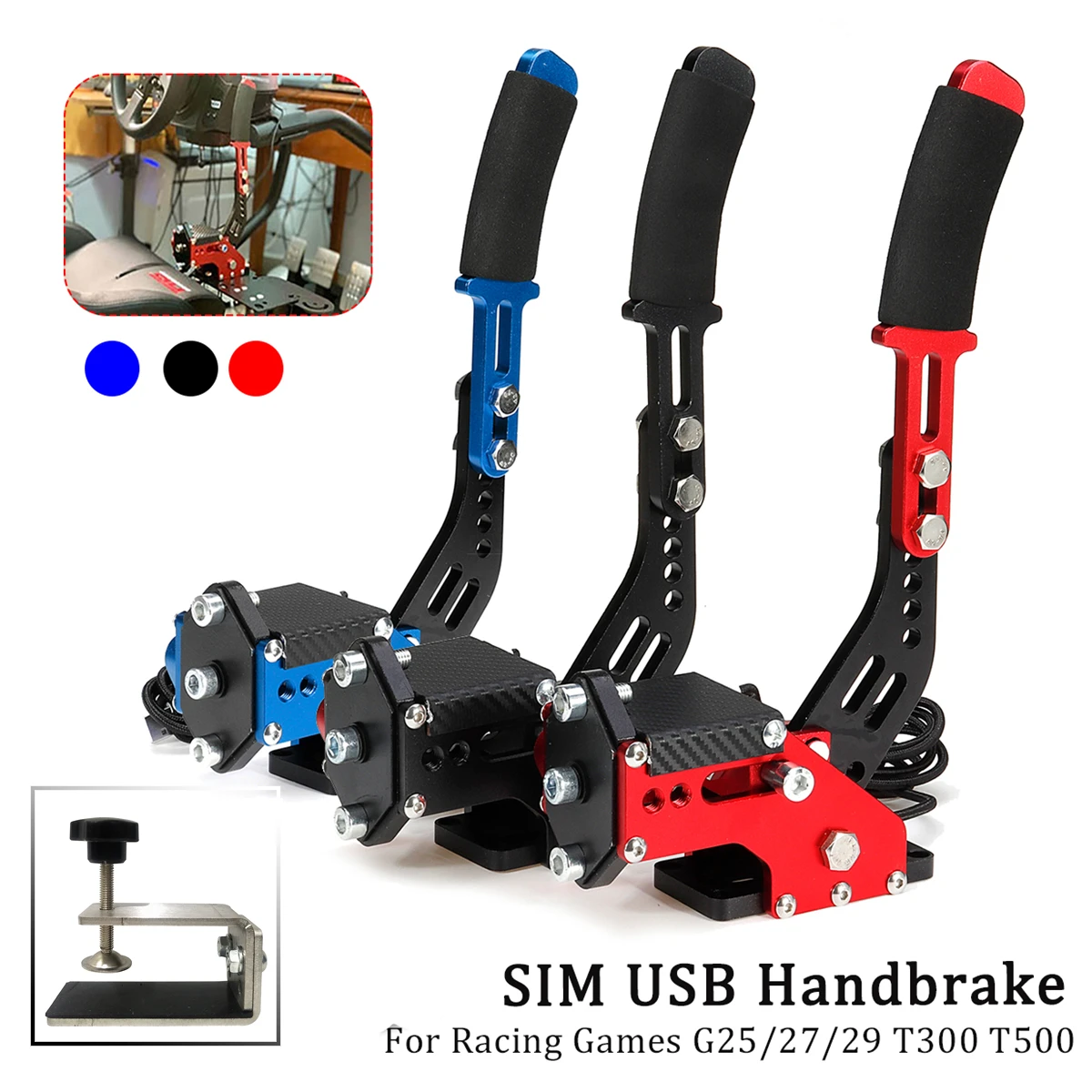 Hand Brake Brake System 16 Bit Hall Sensor Pc Usb Handbrake Sim For ...
