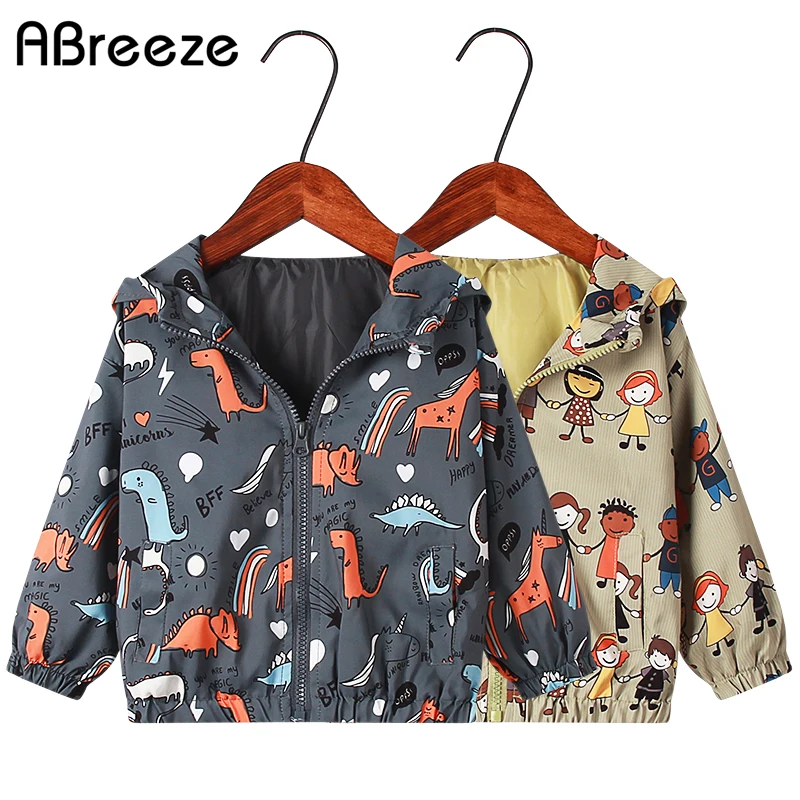 New Summer Autumn Kids Jackets Fashion Cartoon Print Baby Girls & Boys ...