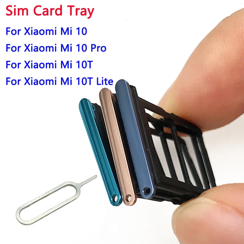 Sim Card Slot Tray Holder Replacement Parts For Xiaomi Mi 10 Mi10 Pro ...