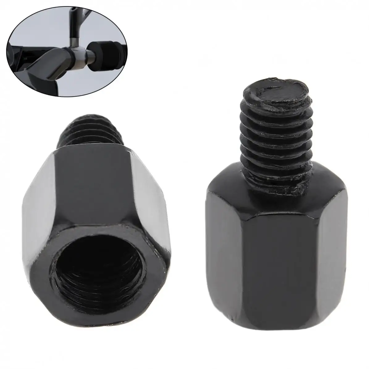 10mm To 8mm Counterclockwise And Clockwise Motorcycle Rearview Mirror ...