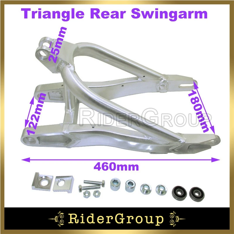 Triangle Rear Swingarm For Disc Brake 12" 14" Wheel 90cc 110cc 125cc ...