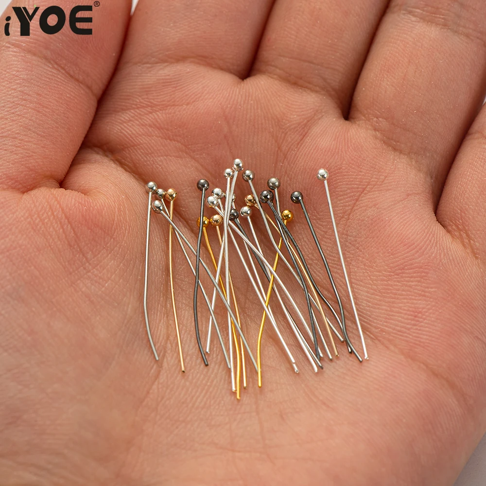 200pcs-Lot-20-25-30-35-50mm-Metal-Ball-Head-Pins-Jewelry-Finding-For ...