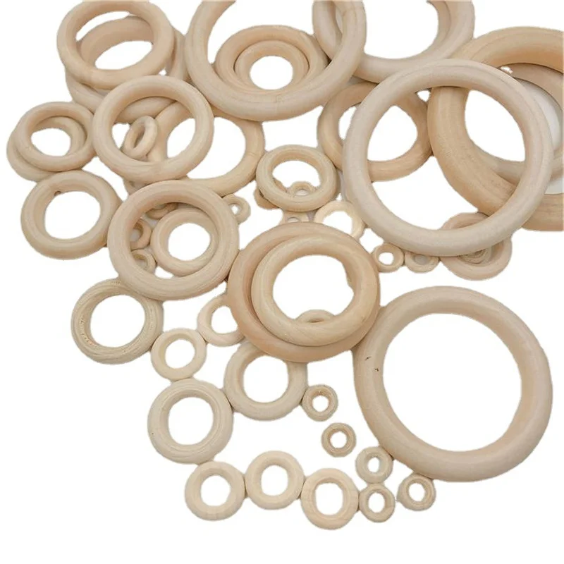 Unfinished Wood Rings
