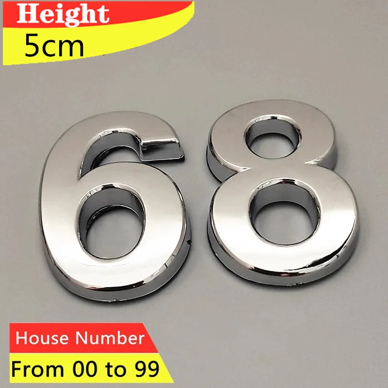 House-Number-Sticker-Door-Plated-Home-Decor-Address-Scutcheon-Digits ...