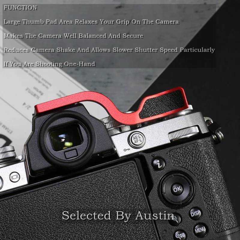 Zfc Thumb Rest Thumb Grip Hot Shoe Cover For Nikon Zfc Aluminum Made - Photo Studio Kits ...