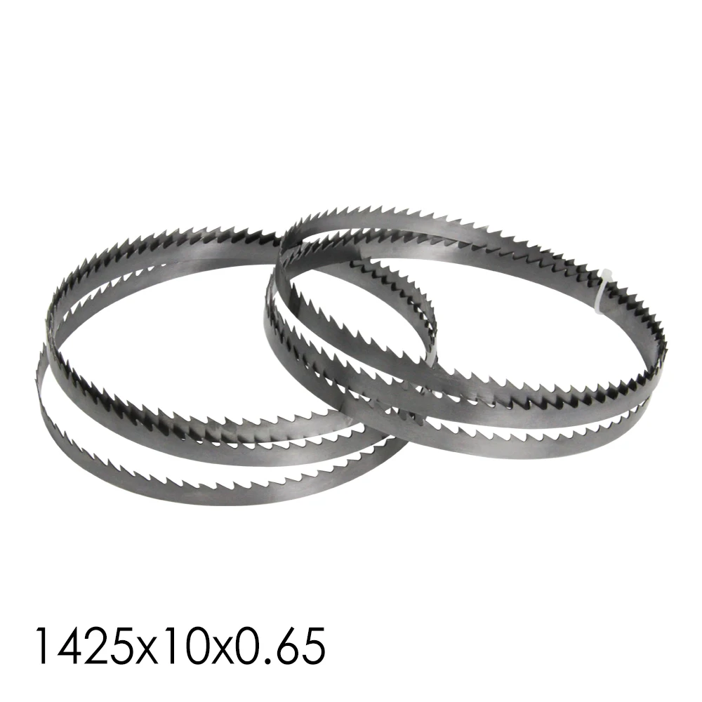 2pcs 56” 1425mm Bandsaw Blade 1425x10x0.65mm TPI 6 Carbon Spring Steel ...
