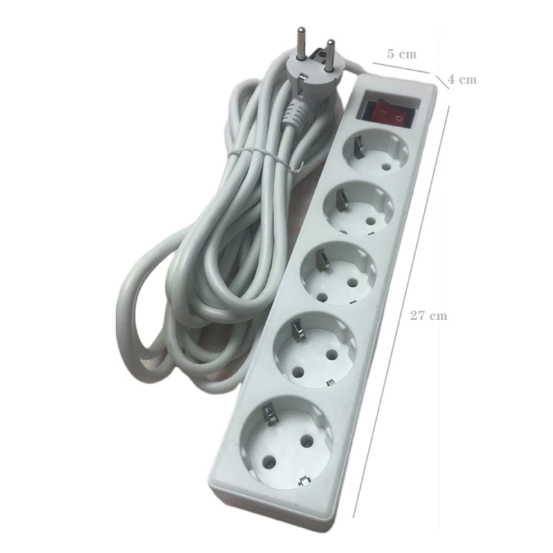 European-Power-Strip-With-Switch-Foreign-Trade-Socket-Pure-Copper-Strip ...