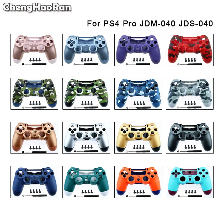 ChengHaoRan Housing Shell For DualShock 4 PlayStation 4 PS4 Pro Slim V2 ...