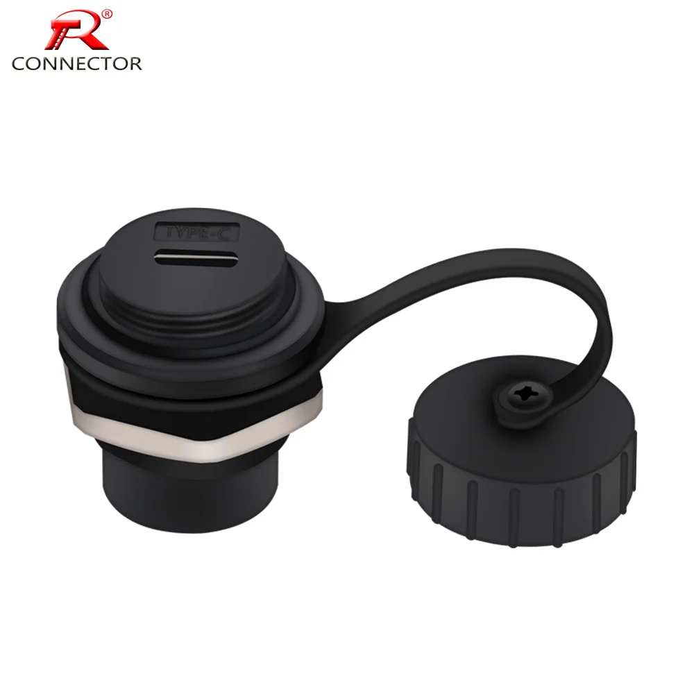 Waterproof-D-Type-Chassis-Connector-Type-C-Female-to-Female-USB-C ...