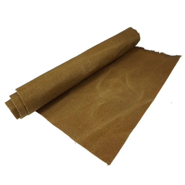 Waterproof Waxed Army Duck Canvas Fabric By The Yard 100% Cotton DIY ...