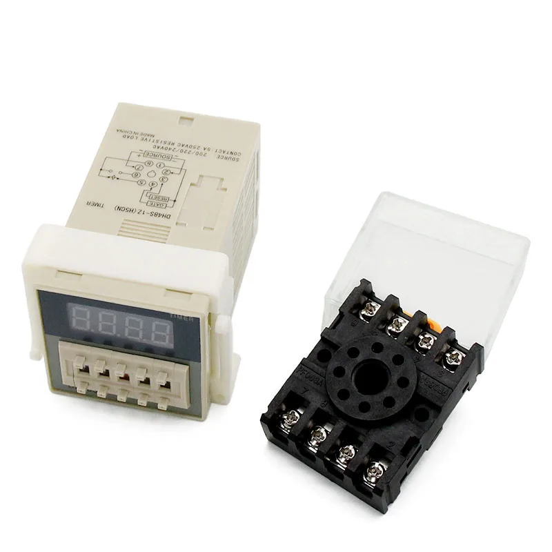 DH48S 1Z Digital LED Programmable Timer Time Relay Switch DH48S 0.01S ...