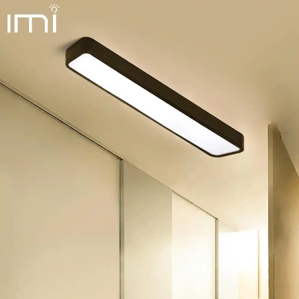 Modern LED Ceiling Light Lamp Lighting Fixture Rectangle Office Remote ...