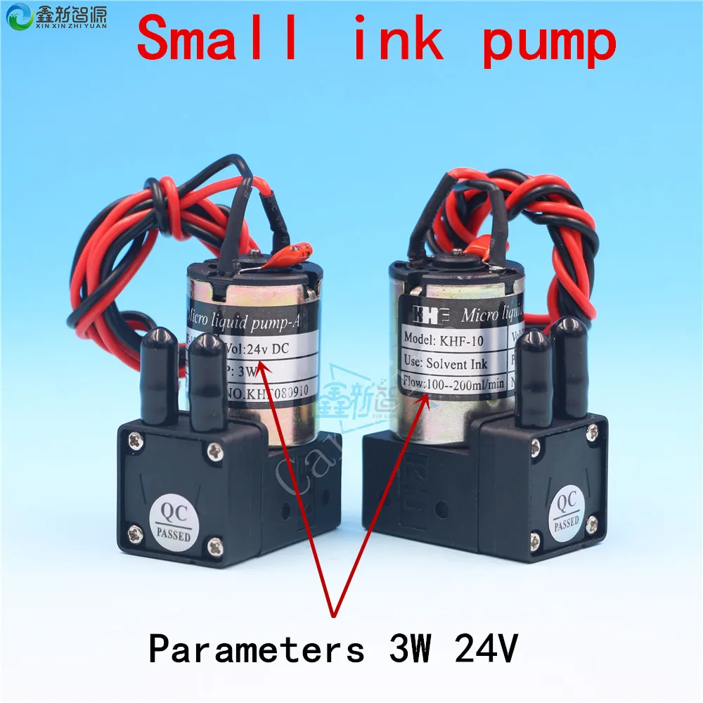 Eco Solvent Printers Small Ink Pump 24v Dc 3w 100-200ml/min Micro ...