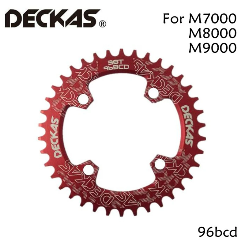 Deckas Round Oval 96bcd Chainring Mtb Mountain 96bcds Bike Bicycle 32t 34t 36t 38t Crown Plate ...