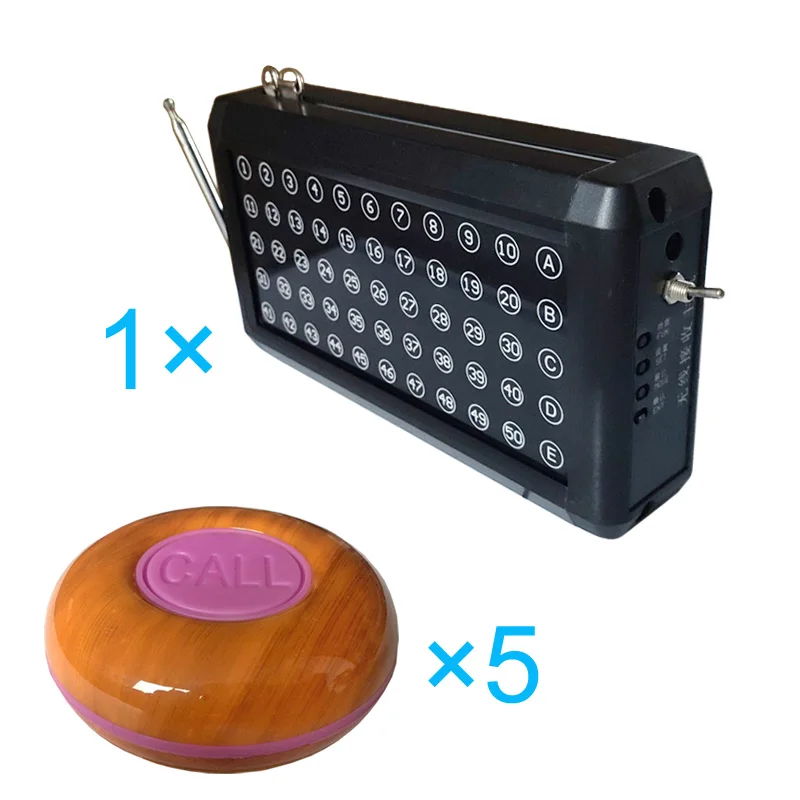 Ce Restaurant Service Calling Buzzer Ordering System Wireless Calling ...