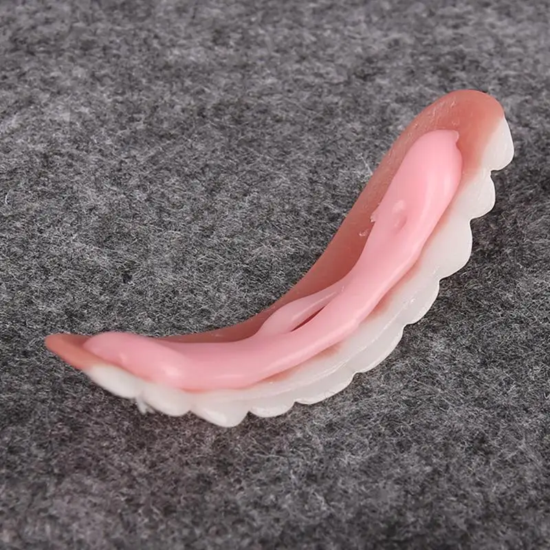 Upper-False-Teeth-Silicone-Fake-Teeth-Simulation-Braces-Care-Artificial ...