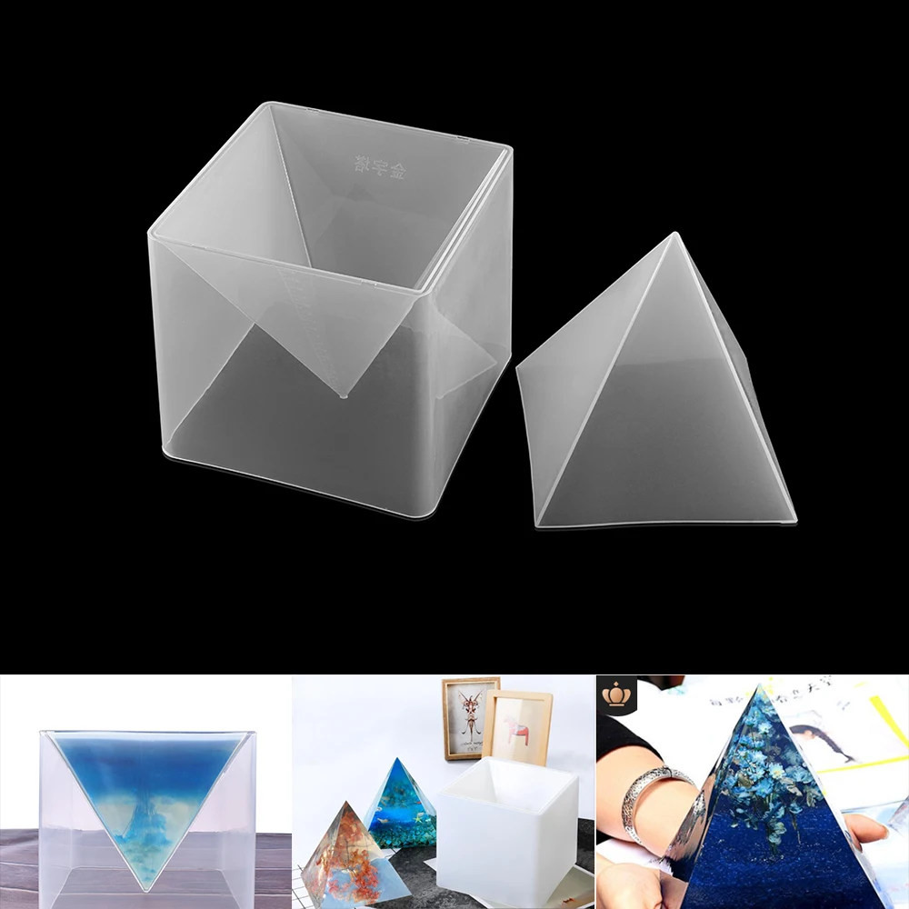 Pyramid-Triangle-Silicone-Mold-Geometry-UV-Epoxy-Resin-Table-Decoration ...