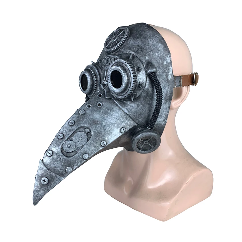 Horror Plague Doctor Schnabel Steam Punk Mechanical Bird Beak Cosplay ...