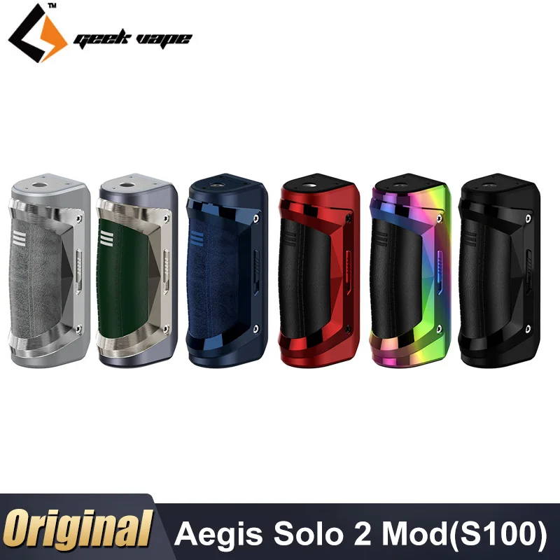 Original Geekvape S100 Aegis Solo 2 Mod 100W 18650 Battery for ...