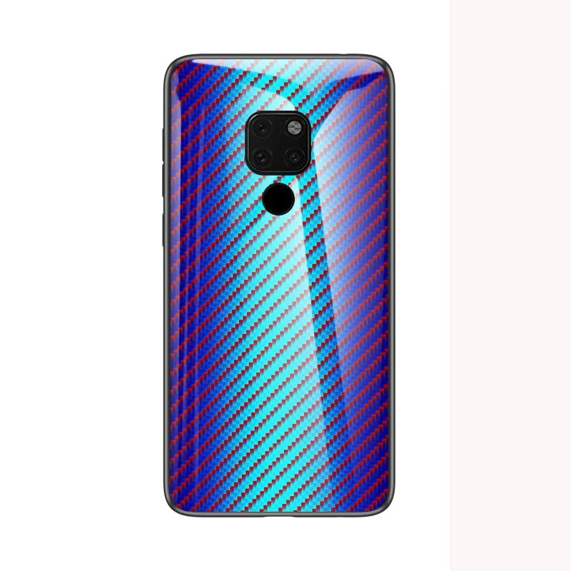 Чехол из закаленного стекла для huawei mate 20X5G, чехол из углеродного ...