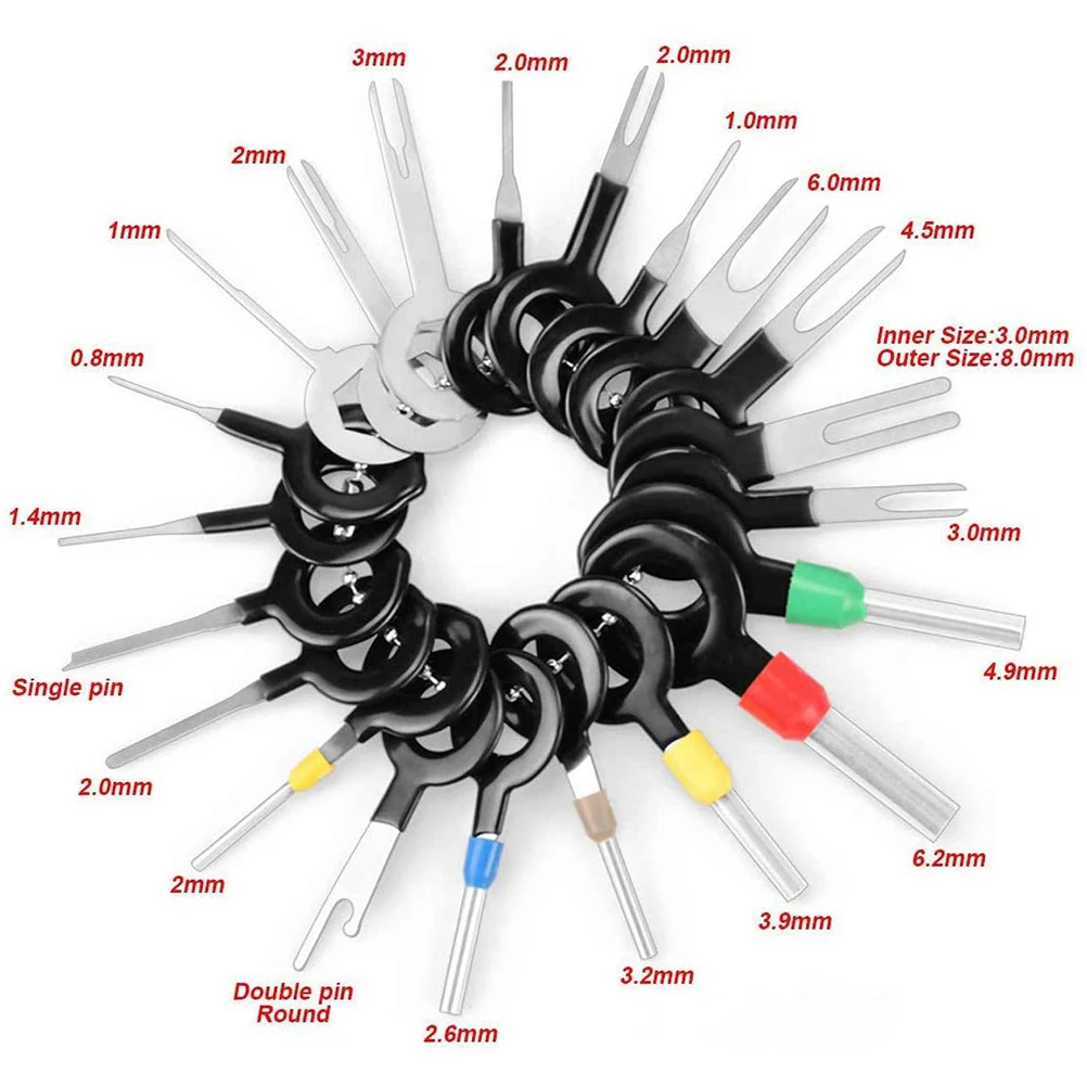 Coffret outillage,Kit d'éjection de Terminal,10 ensembles,extracteur à ...