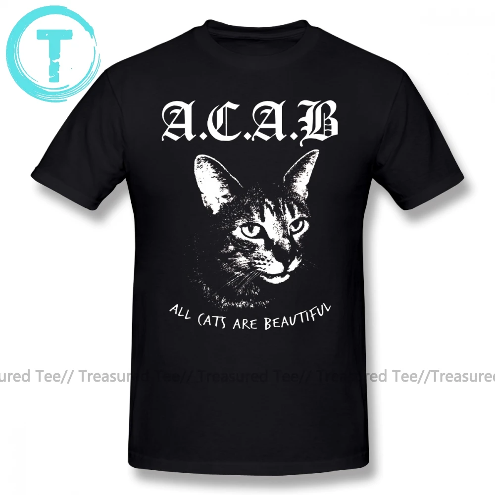 Acab T Shirt Cartoon Print ACAB T Shirt 100 Percent Cotton 5x Tee Shirt ...