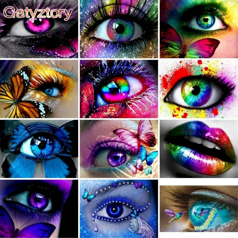 Paintings Of Eyes With Acrylic Paint