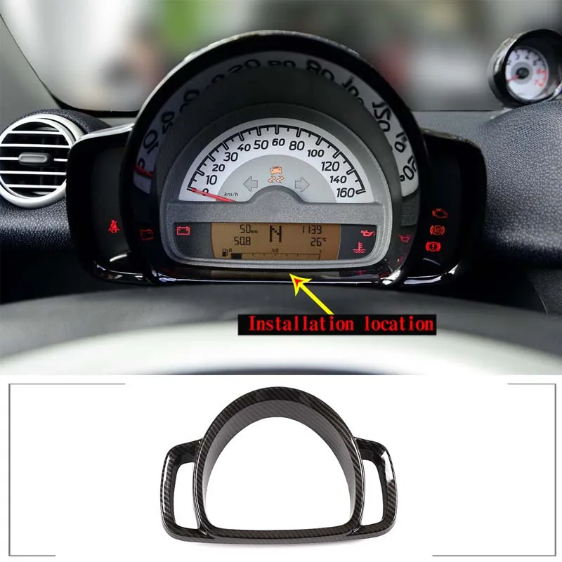 For-Mercedes-Smart-451-Fortwo-2009-2015-Car-Dashboard-Decorative-Frame ...