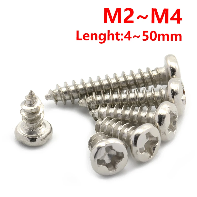 M2-M2-3-M2-6-M3-M4-Steel-Nickel-Plated-Phillips-Round-Head-Self-tapping ...