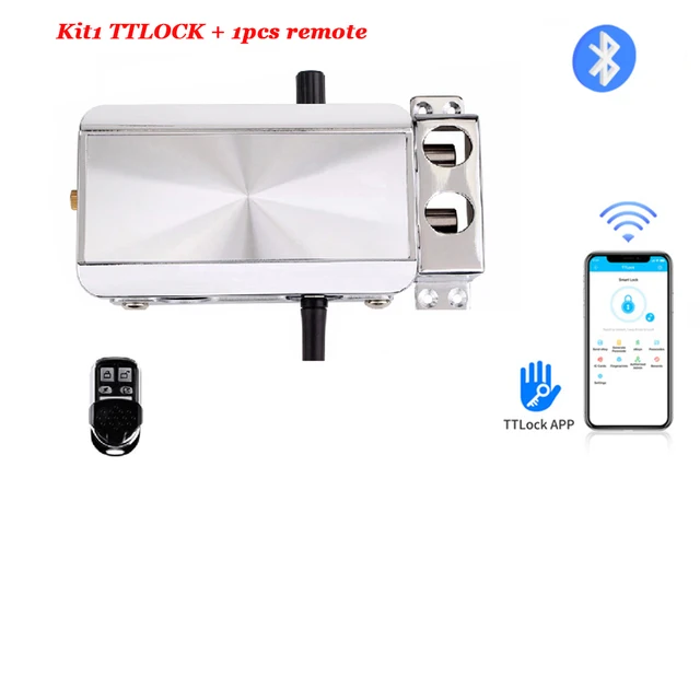 Remote Control Electronic Intelligent Door Lock Wireless Anti-Theft ...