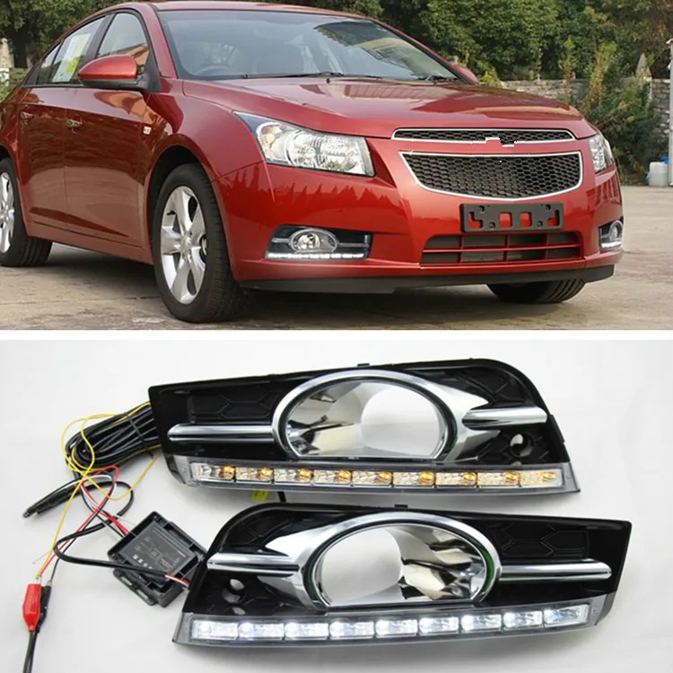 Luz-LED-diurna-impermeable-DRL-para-Chevrolet-Cruze-2009-2012-l-mpara ...