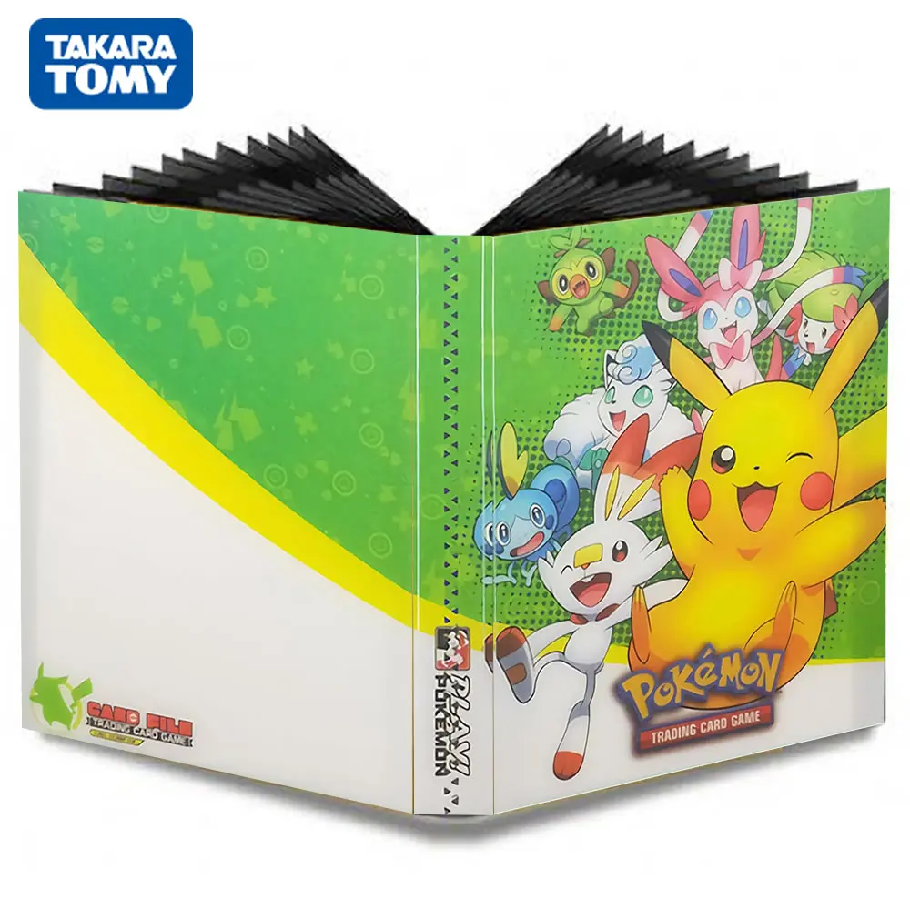 New Pokemon Cards Album Book Takara Tomy Cartoon Anime 80 240pcs Game New Pokemon Cards Album Book Takara Tomy Cartoon Anime 80 240pcs Game