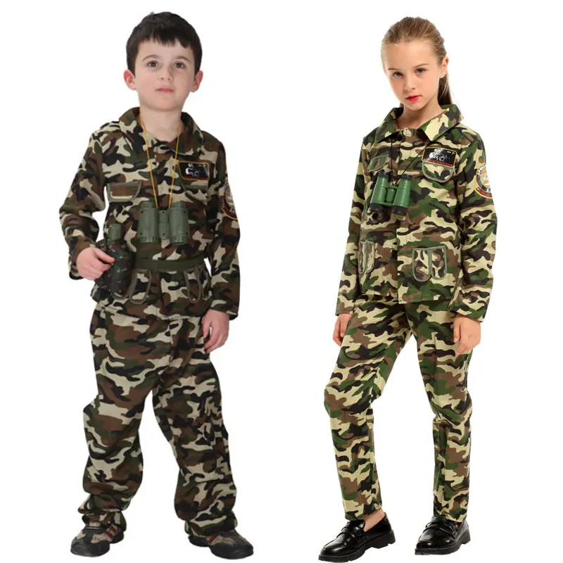Umorden Boys Girls Special Forces Soldier Costume for Child Kids Army ...
