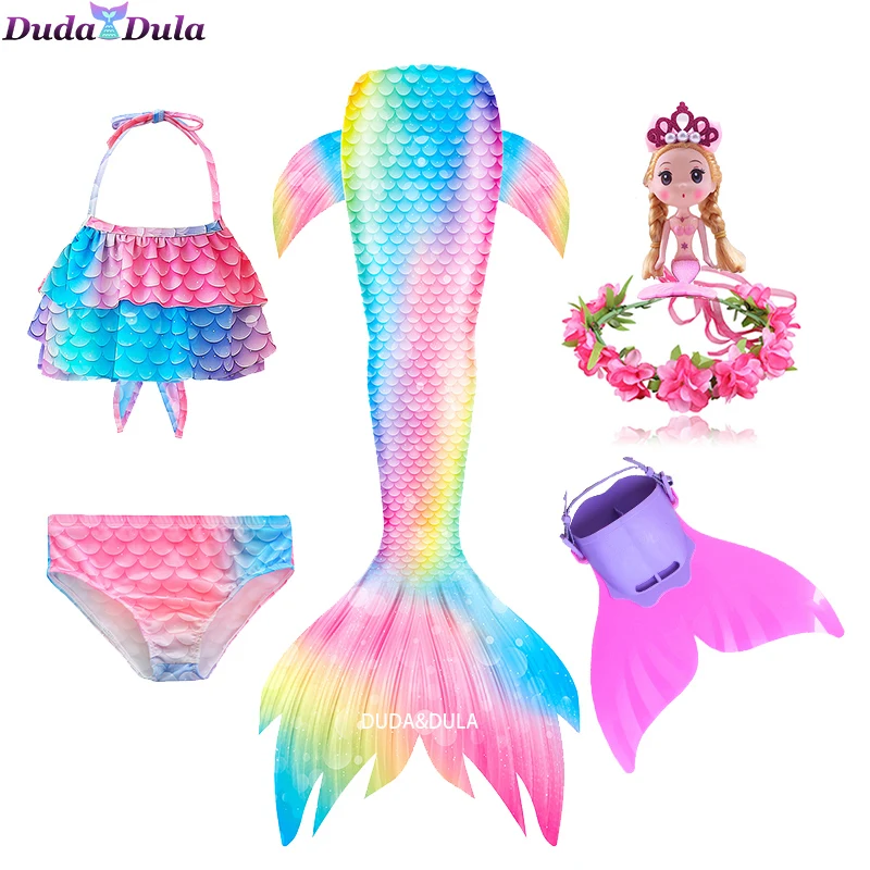 Fancy Mermaid Tails Little Mermaid Tail Costume Swimmable Monofin ...