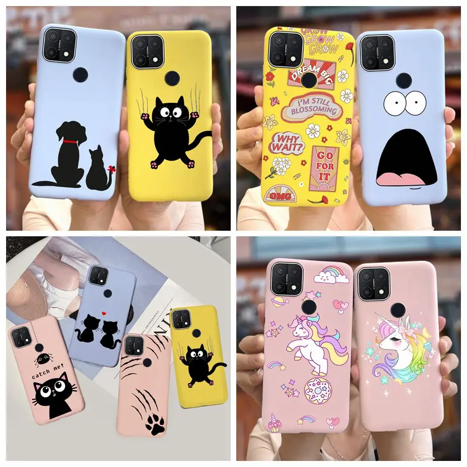 For-Oppo-A15-Case-Soft-Slim-Fundas-Cute-Silicon-Cover-For-Oppo-A15S-A ...