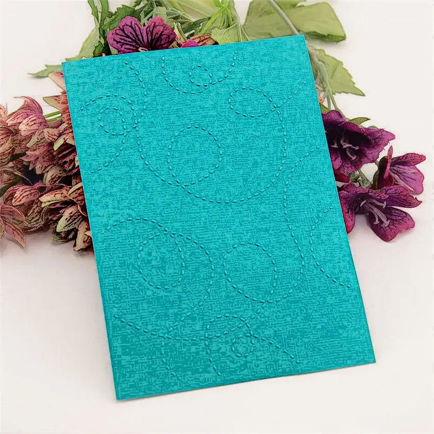 10-5x14-8cm-Dotted-line-Embossing-folders-Plastic-bump-Scrapbooking-DIY ...