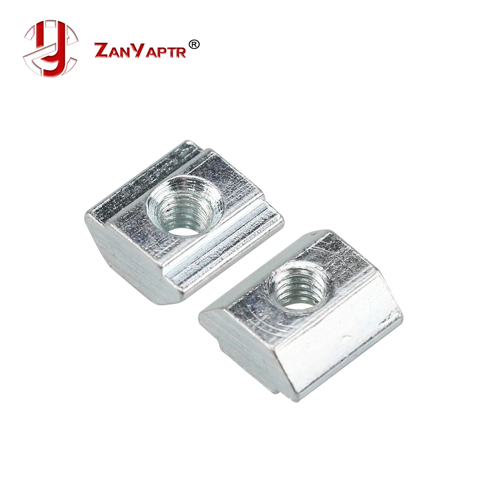 100Pcs Sliding Nut Block Square Nuts M3 M4 M5 M6 For 2020 Aluminum ...