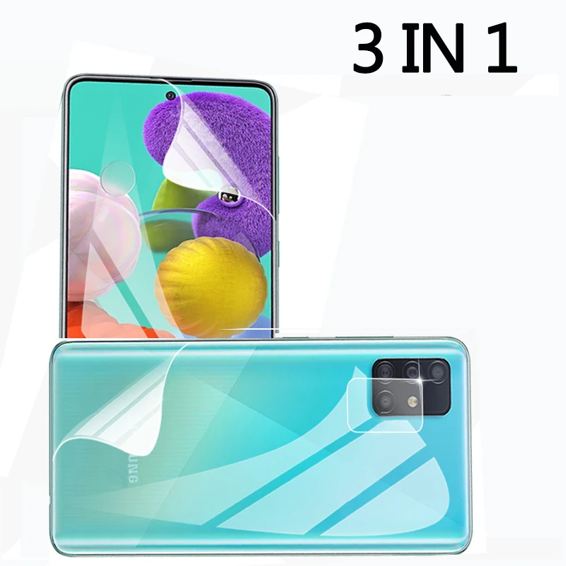 3-in-1-Front-and-Back-Film-For-Samsung-Galaxy-A51-A71-Hydrogel-Films ...