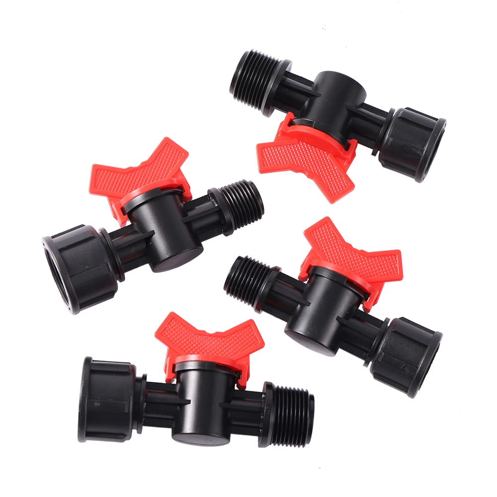 Mini-Ball-Valve-1-2-3-4-Threaded-Garden-Water-Connectors-Drip ...
