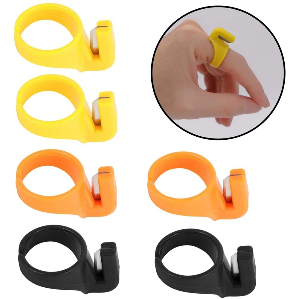 Plastic-Sewing-Thread-Cutter-Ring-Finger-Knife-Cutting-Tools-Finger ...