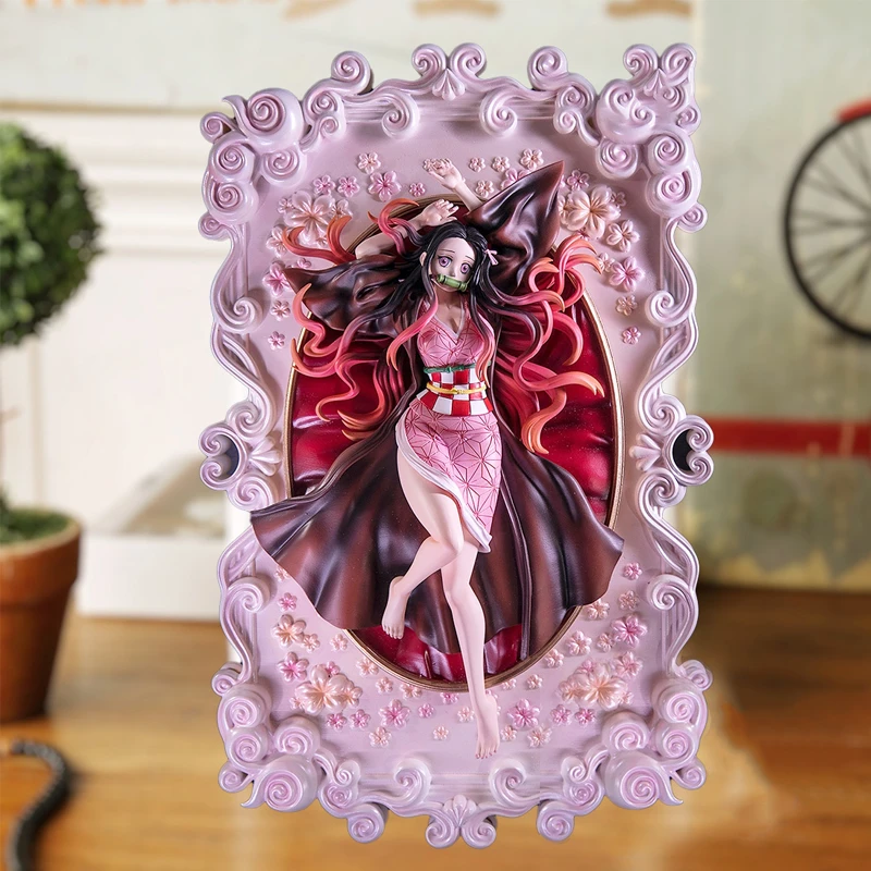 35cm anime demon slayer photo frame kamado nezuko figuras de ação na ...
