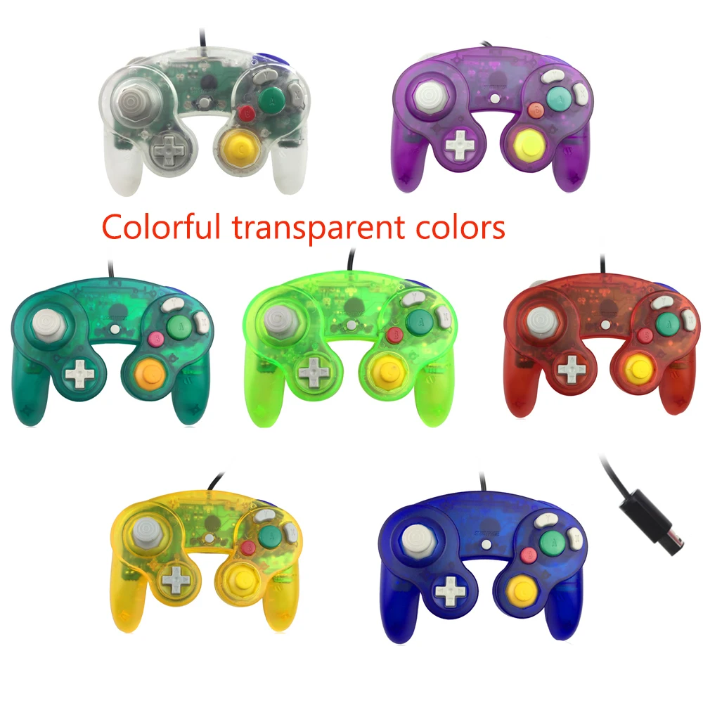 Mando con cable de color transparente, Joypad con un solo punto para ...