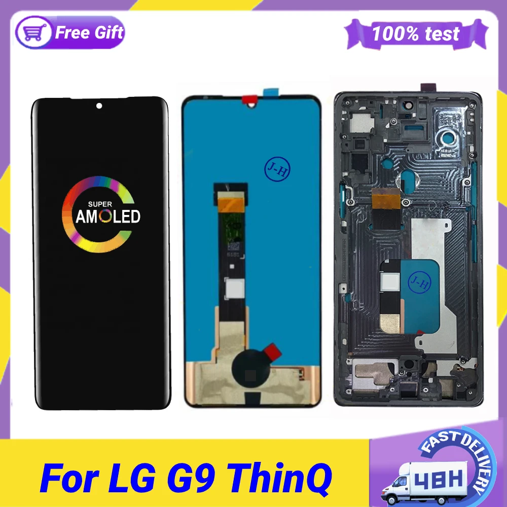 Pantalla LCD Original de 6,8 pulgadas para LG G9 ThinQ, accesorio de ...