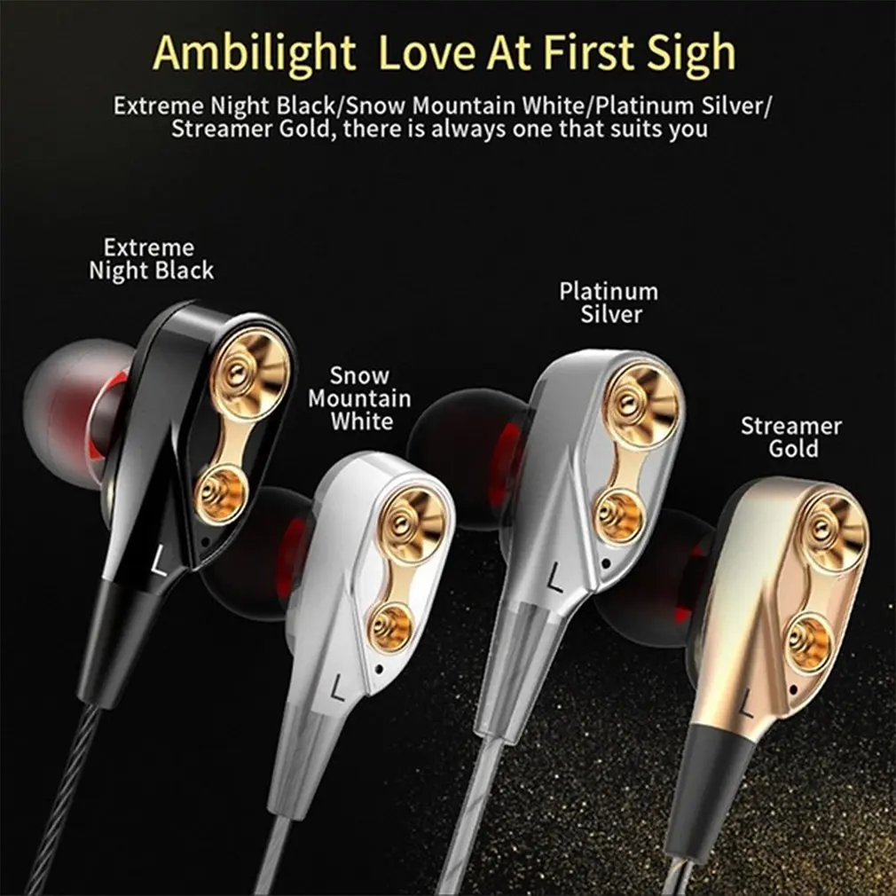 Universal-In-Ear-Wired-Double-Motion-Headset-With-Mic-Metal-Ergonomics ...