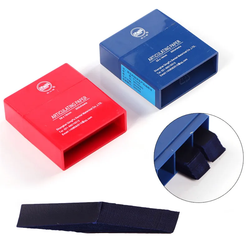 300-Sheets-Dental-Articulating-Paper-Dental-Lab-Strips-Products-Oral ...