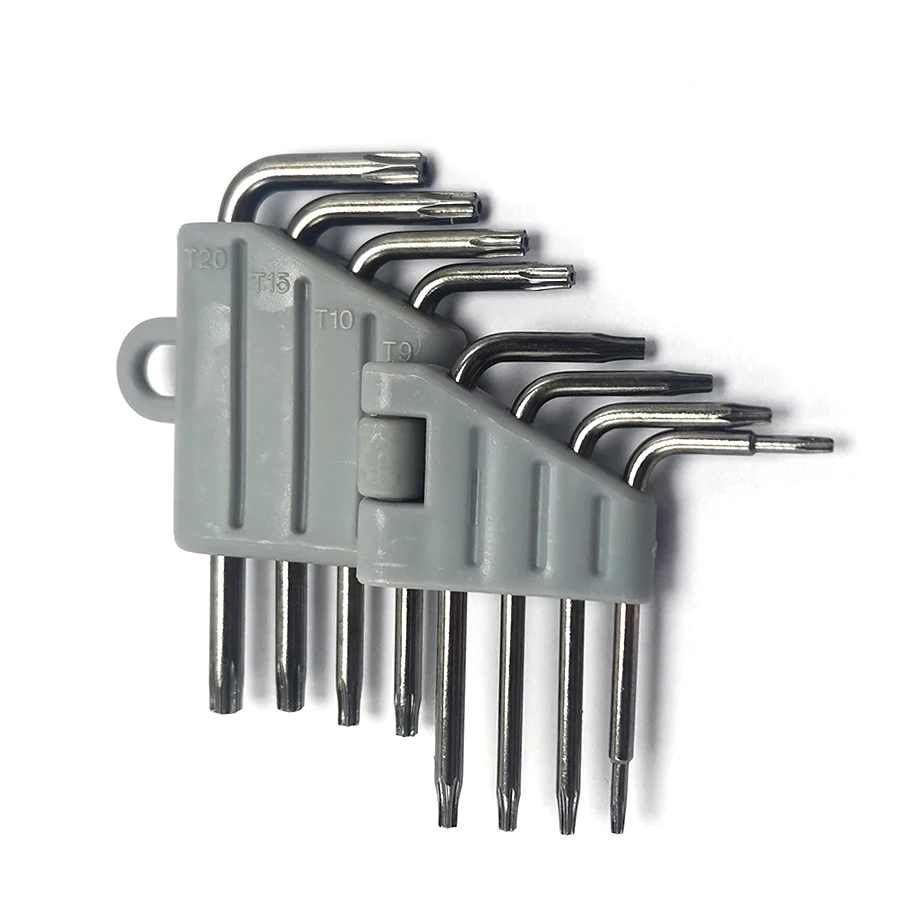 S Torx Star Key Set In Clip T5 T6 T7 T8 T9 T10 T15 T20 - ECU&s A TIO UK ...