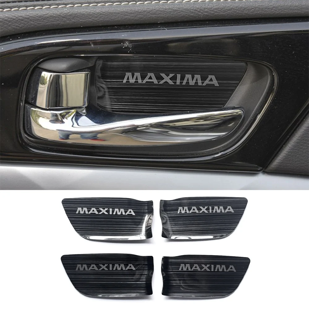 Interior Door Handle Bowl Trim Garnish Covers For Nissan Maxima 2016 ...