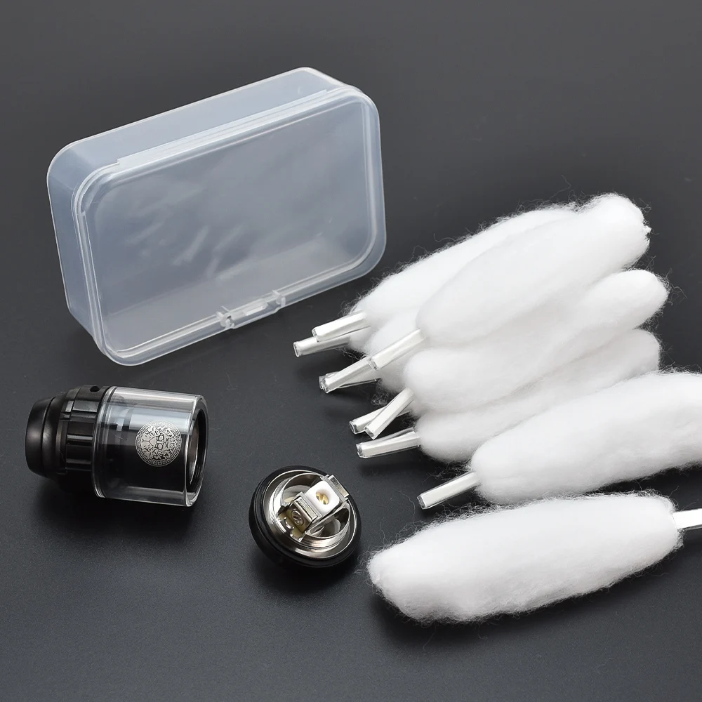 10pcs-box-Cotton-Dry-Burning-Vaping-Mesh-Coil-Cotton-For-Zeus-X-Mesh ...