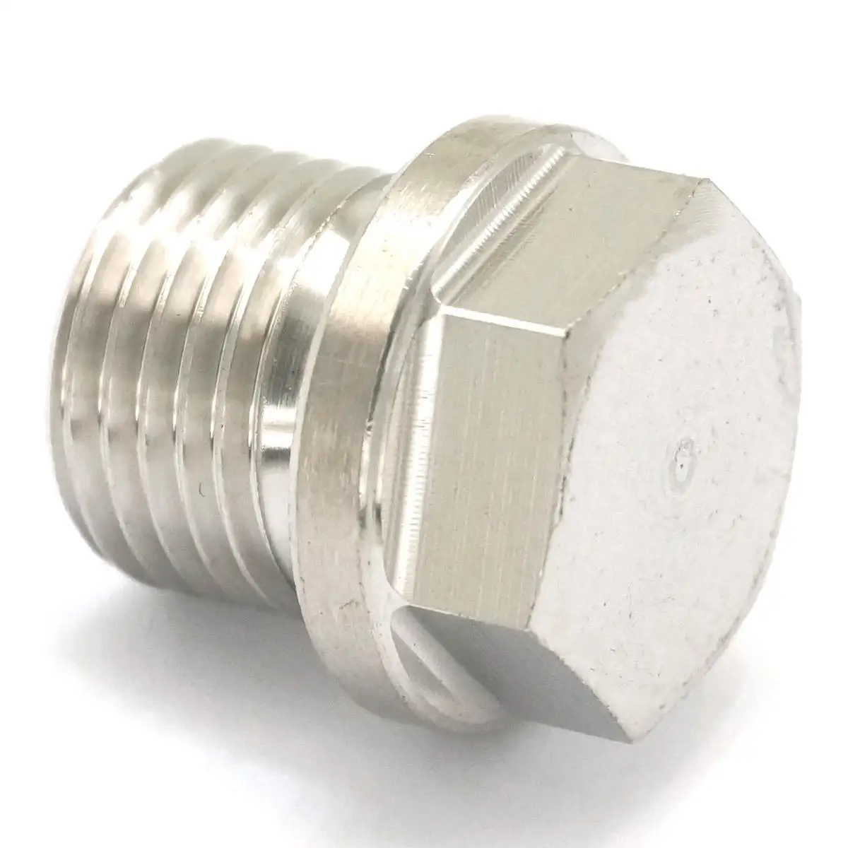 M16x1.5mm Male Ss304 Stainless Steel Countersunk End Plug With Flange ...